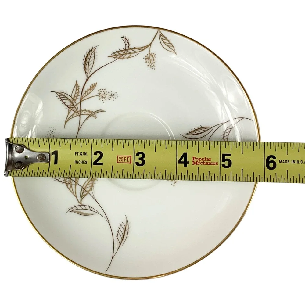 Noritake | Dining | Noritake China Jania 563 Saucer Plate Gold Leaf ...